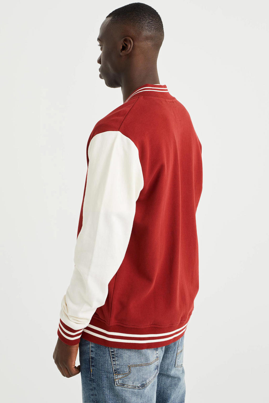 WE Fashion bomberjack stone red | wehkamp