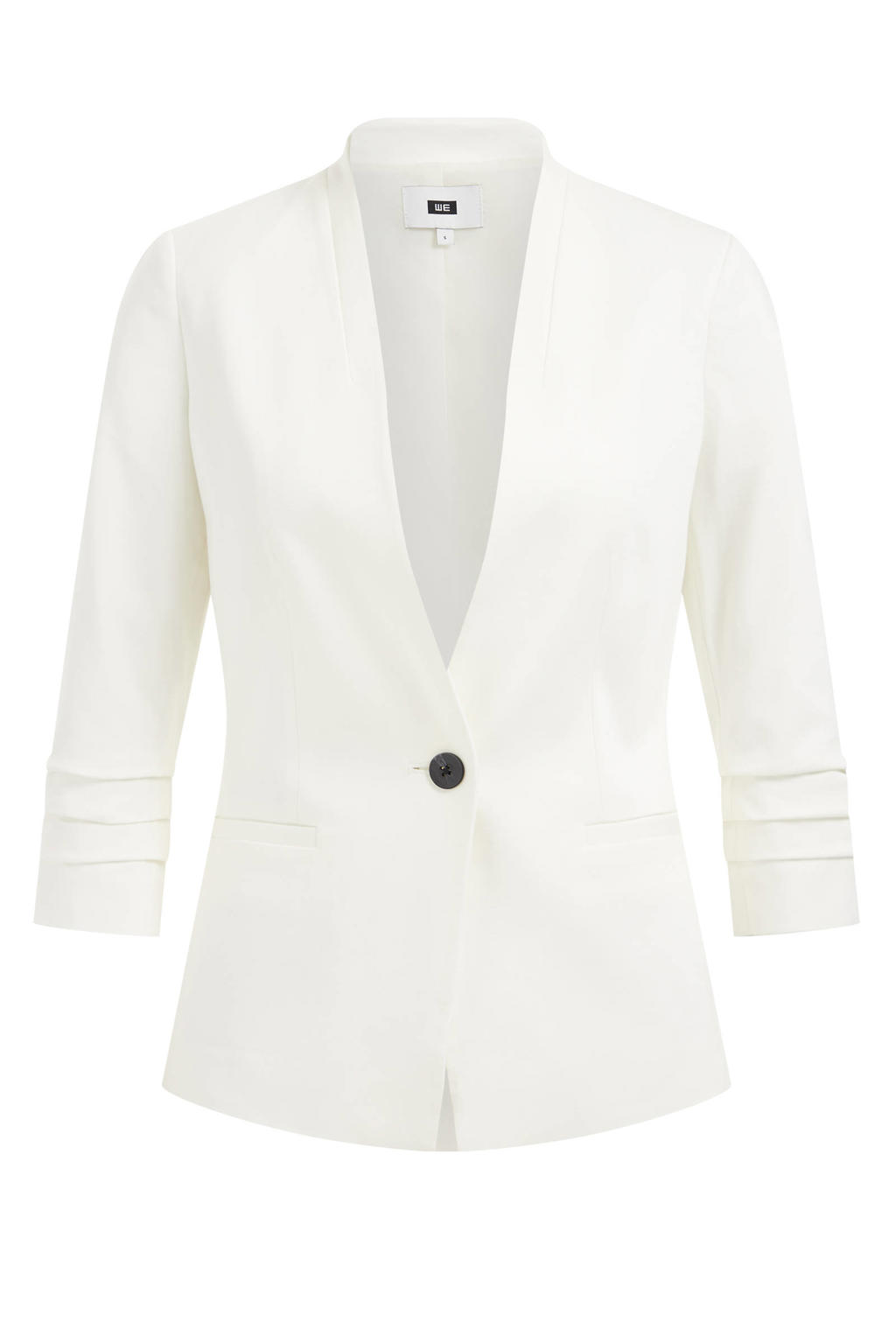 WE Fashion getailleerde blazer wit | wehkamp