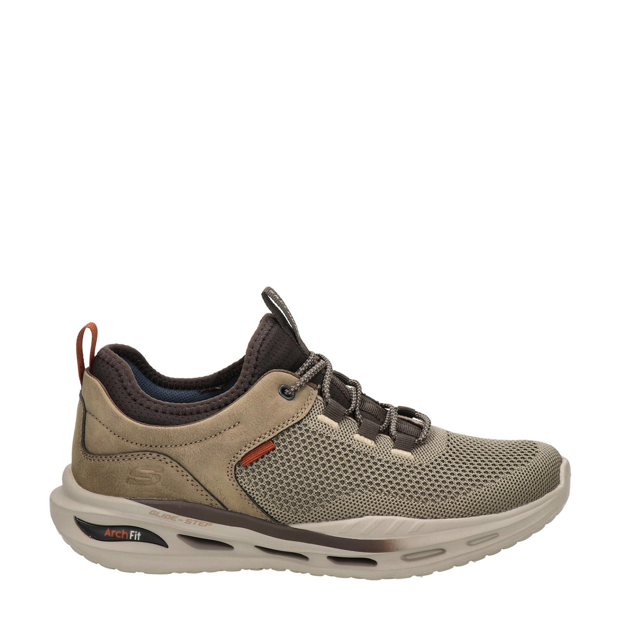 Skechers Arch Fit Orvan sneakers kaki | wehkamp