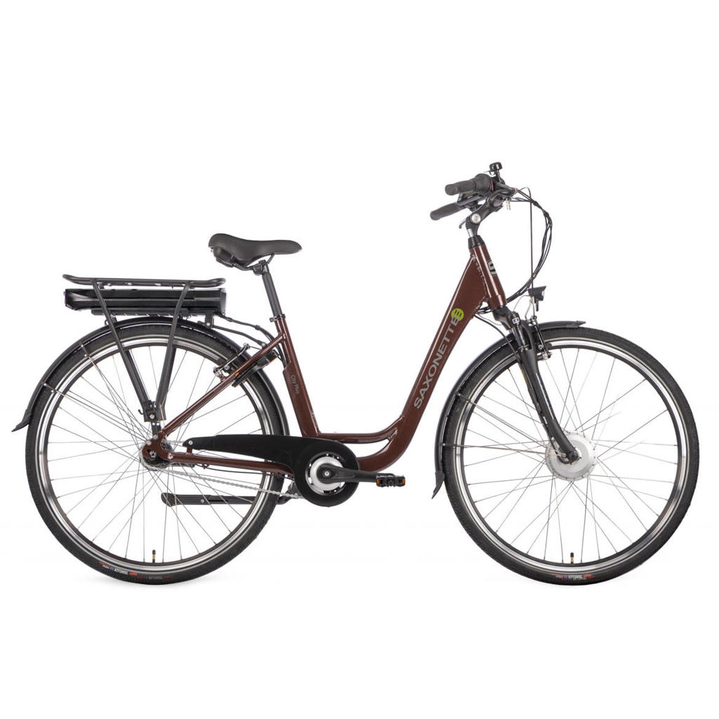 Saxonette City Plus elektrische damesfiets 50 cm, Nxs 7, rood | wehkamp