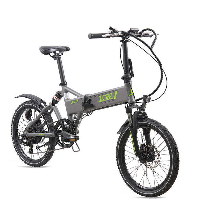 Llobe City III, 20 inch elektrische vouwfiets, 20 inch, 7 sp, 21kg, 10,4 Ah, grijs | wehkamp