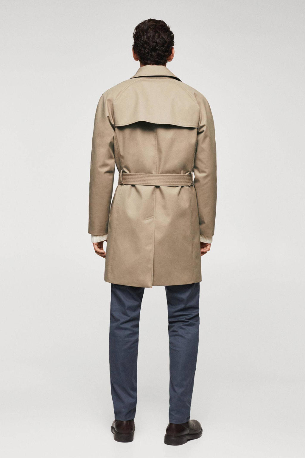 Mango Man trenchcoat middenbruin | wehkamp