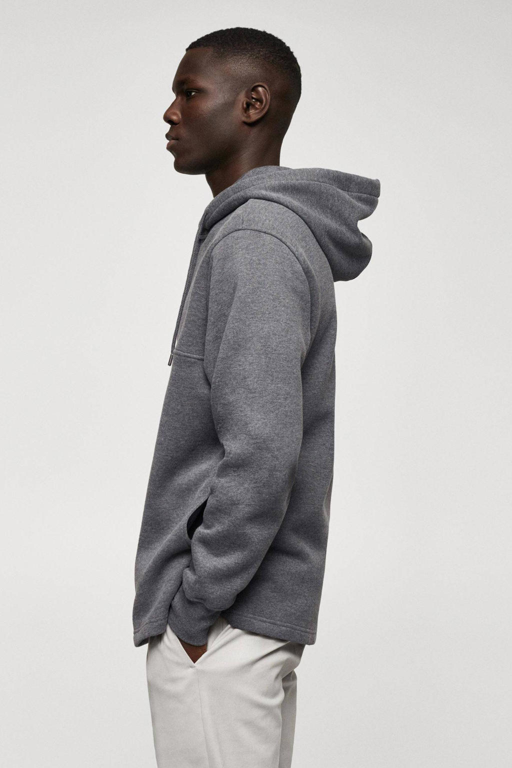 Mango Man hoodie antraciet kopen? | Morgen in huis | wehkamp
