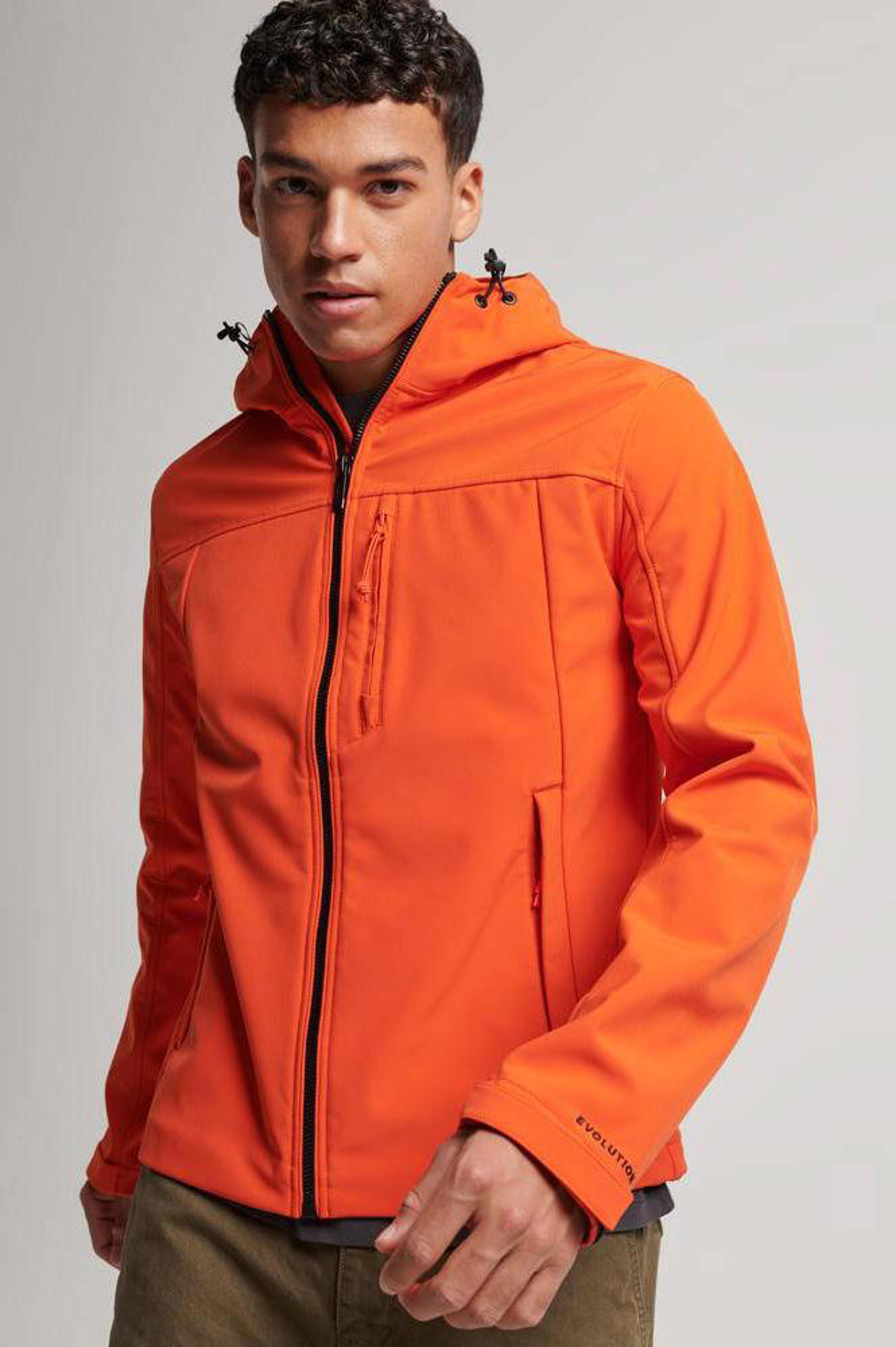 Superdry CODE Trekker softshell jas bold orange | wehkamp