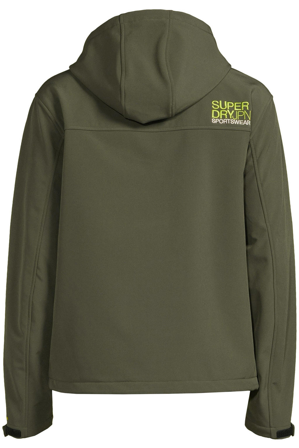 Superdry CODE Trekker softshell jas dark moss | wehkamp