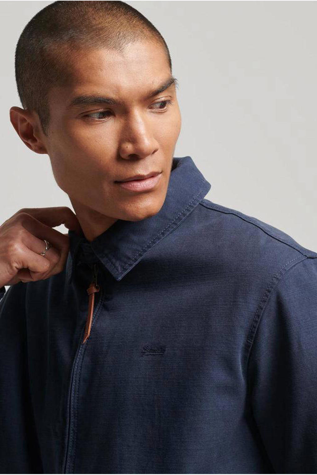 Superdry zomerjas eclipse navy | wehkamp