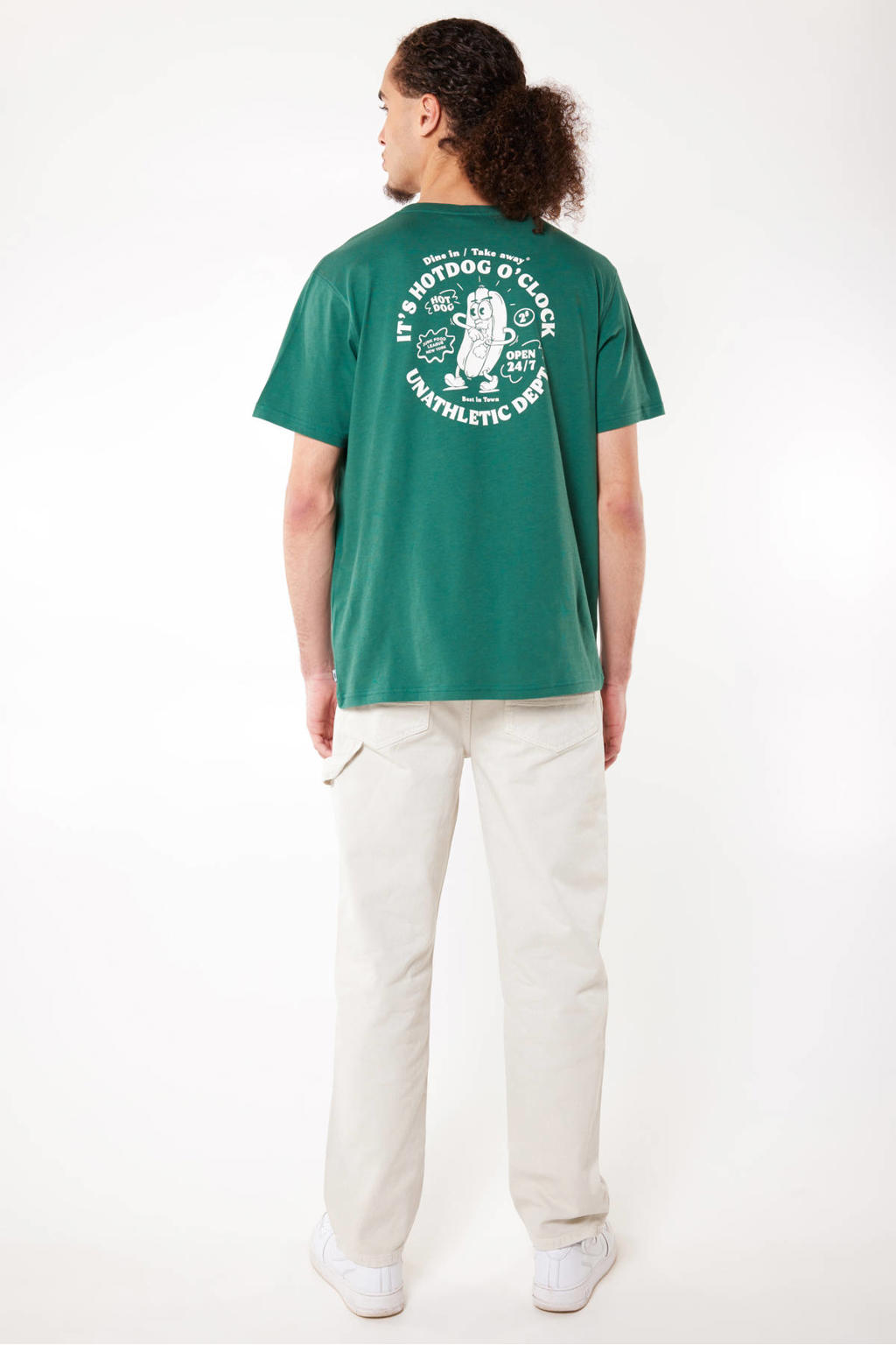 America Today regular fit T-shirt met backprint leaf | wehkamp