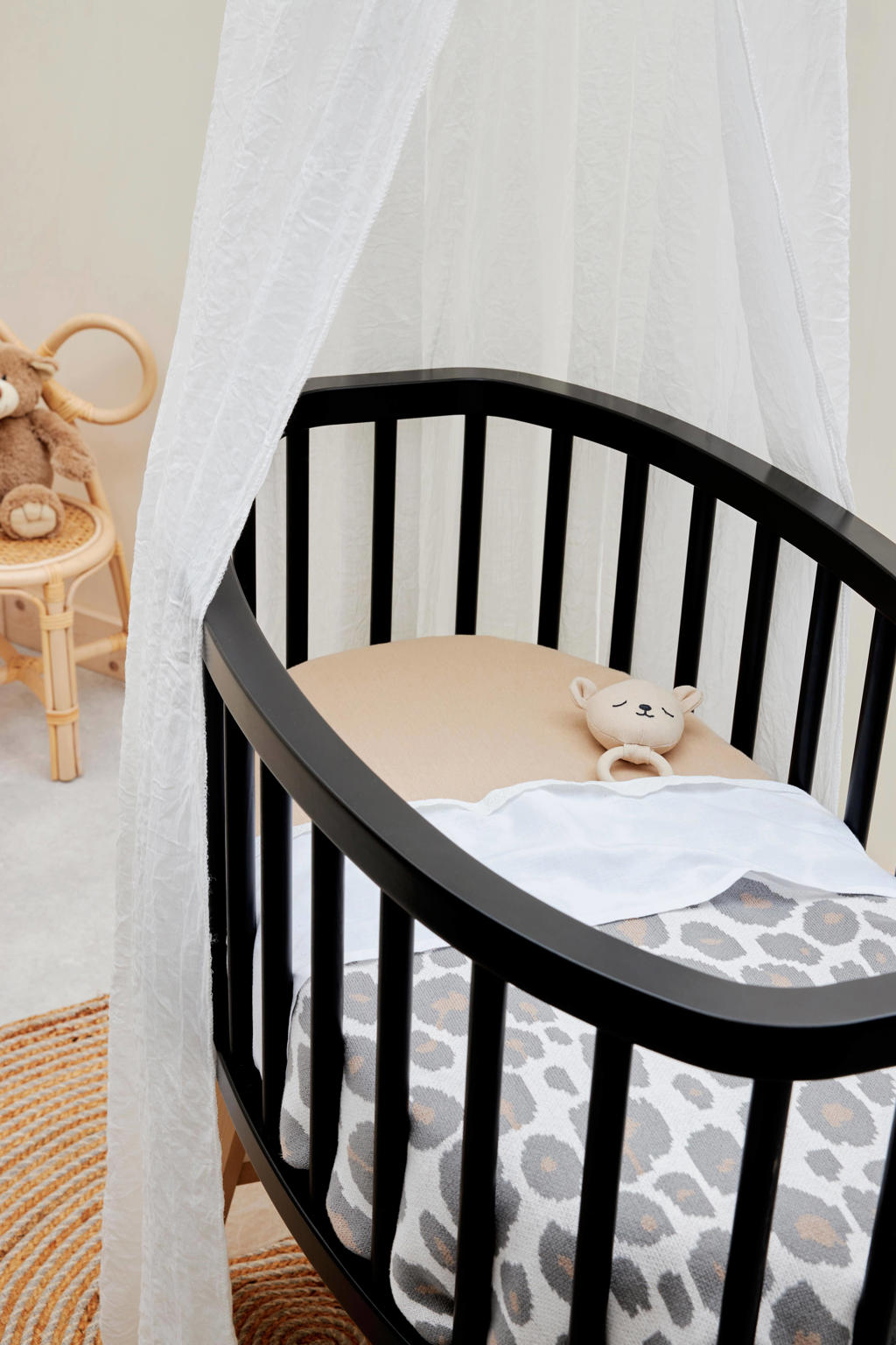 Meyco baby wieglaken Lace 75x100 White | wehkamp