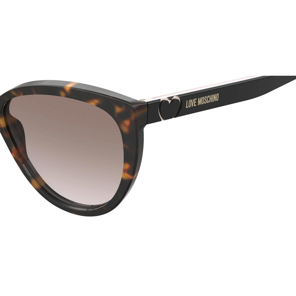 Love Moschino zonnebril 043 S met tortoise bruin | wehkamp