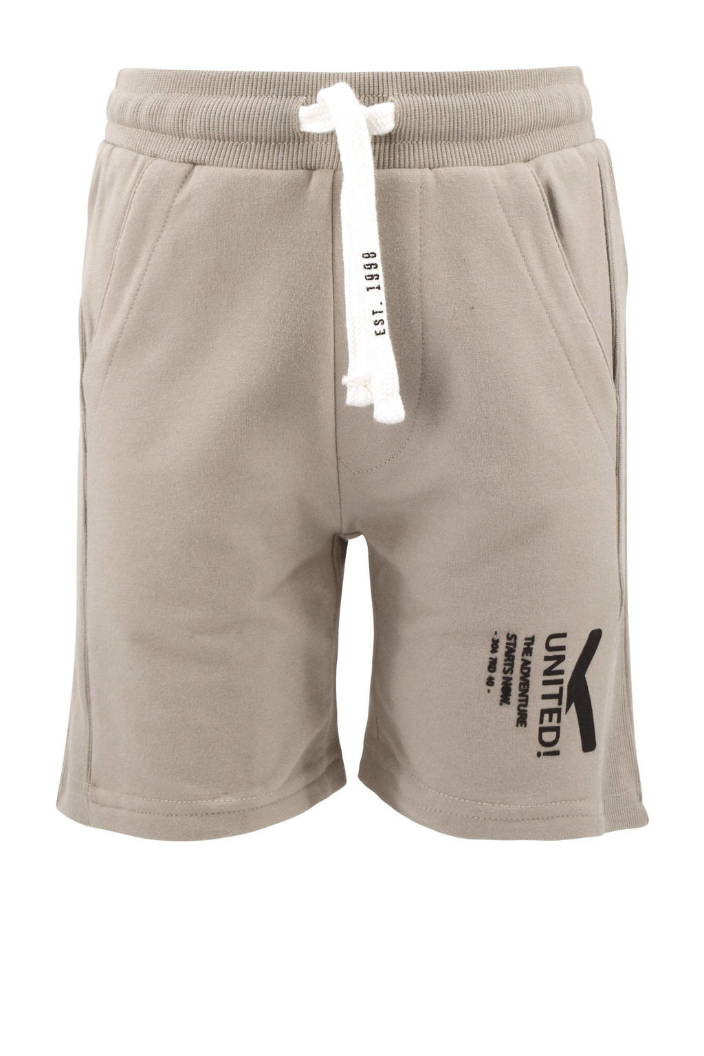 KIDDO regular fit short Dex met printopdruk beige | wehkamp