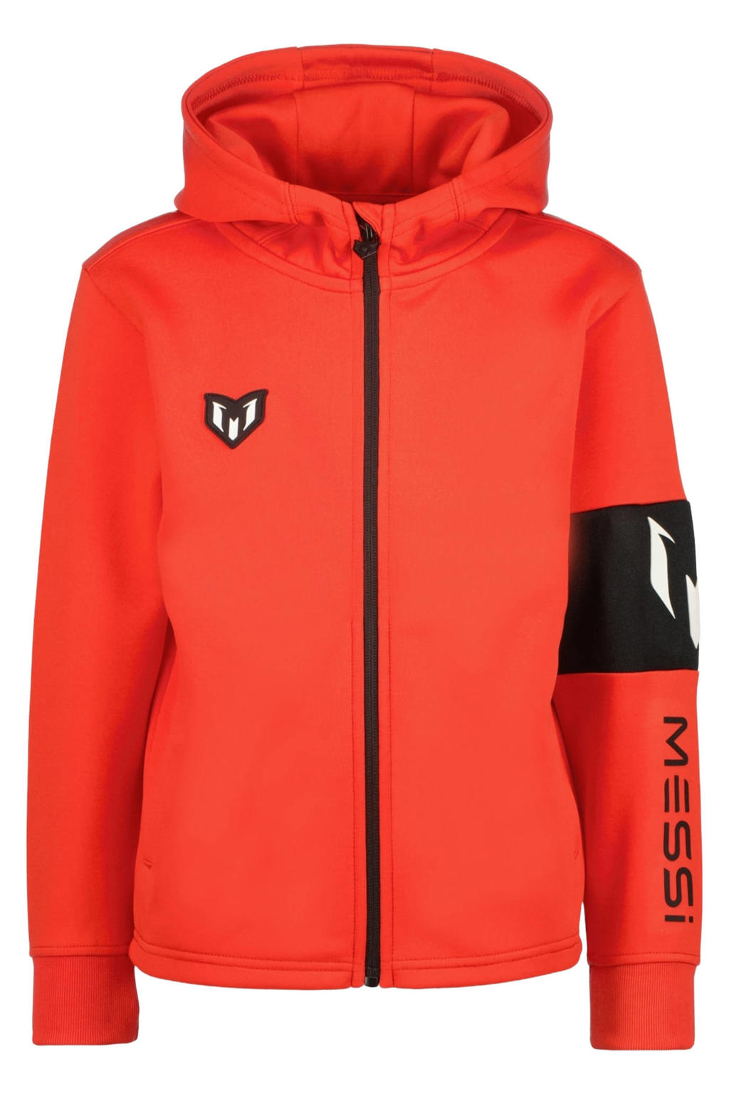 Vingino x Messi sweatvest Rosario rood | wehkamp