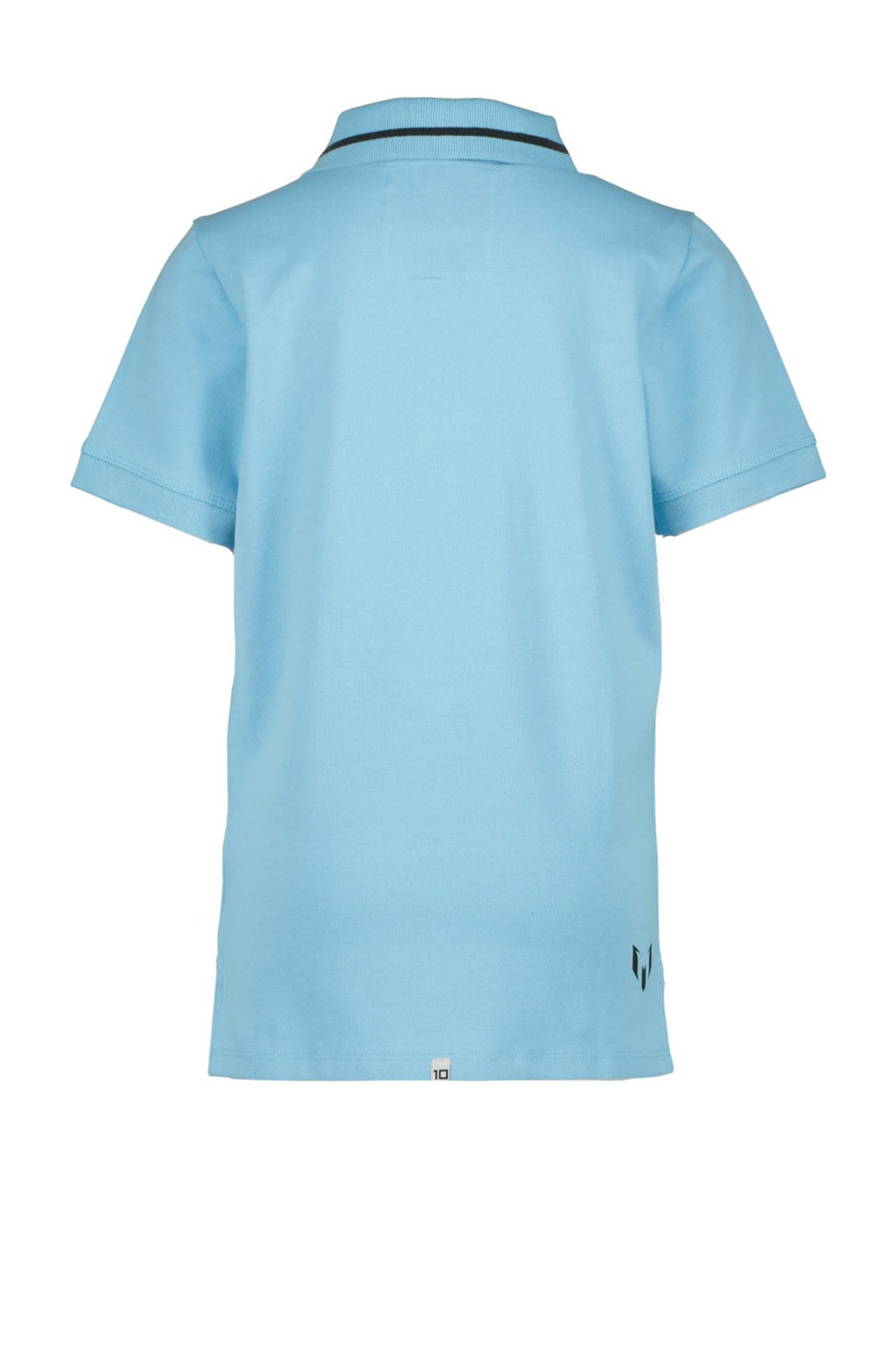 Vingino x Messi polo Colon lichtblauw | wehkamp