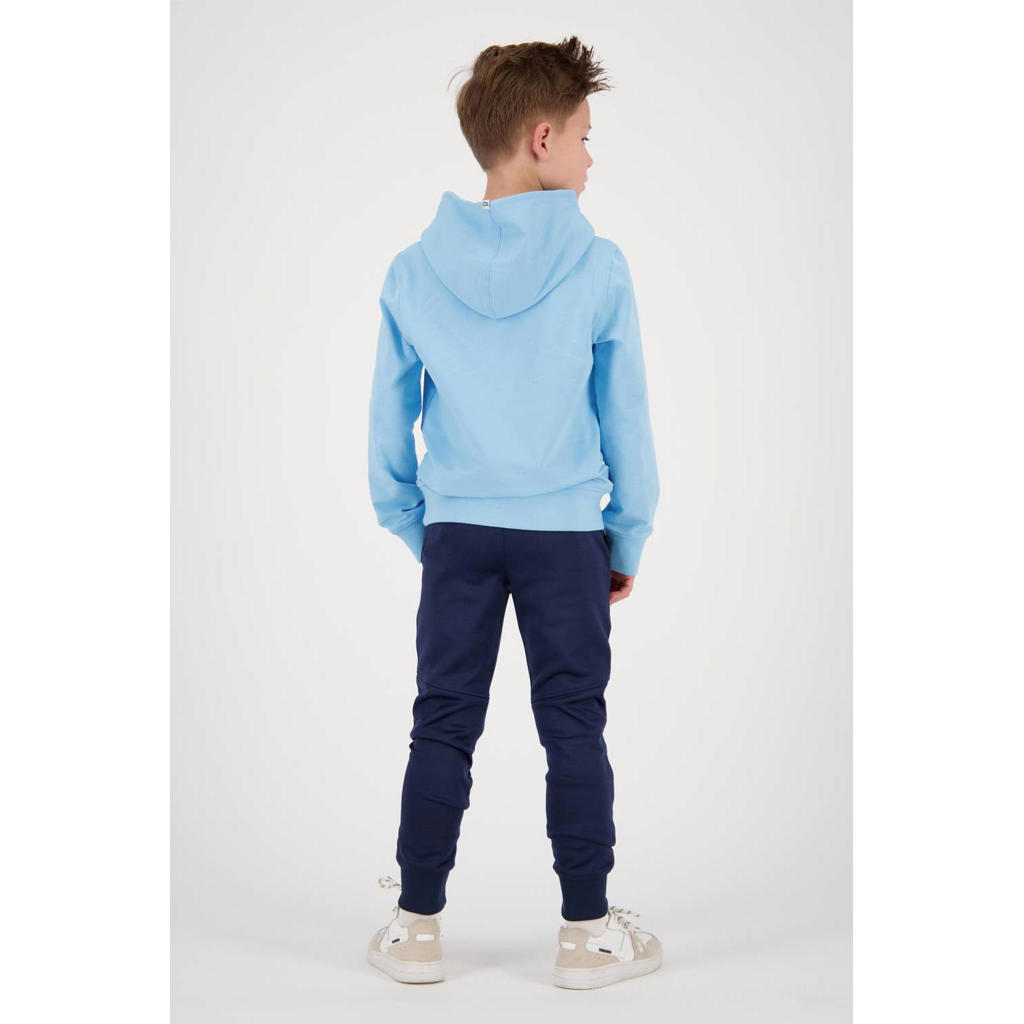 Vingino x Messi hoodie met logo lichtblauw | wehkamp