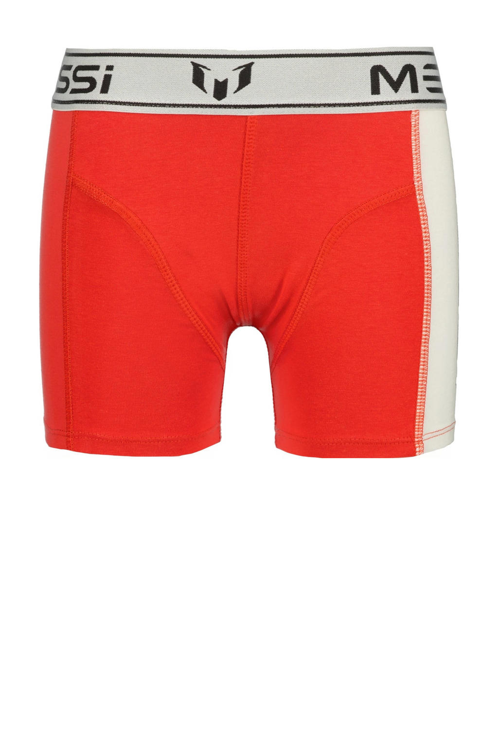Vingino x Messi boxershort - set van 2 rood/grijs | wehkamp