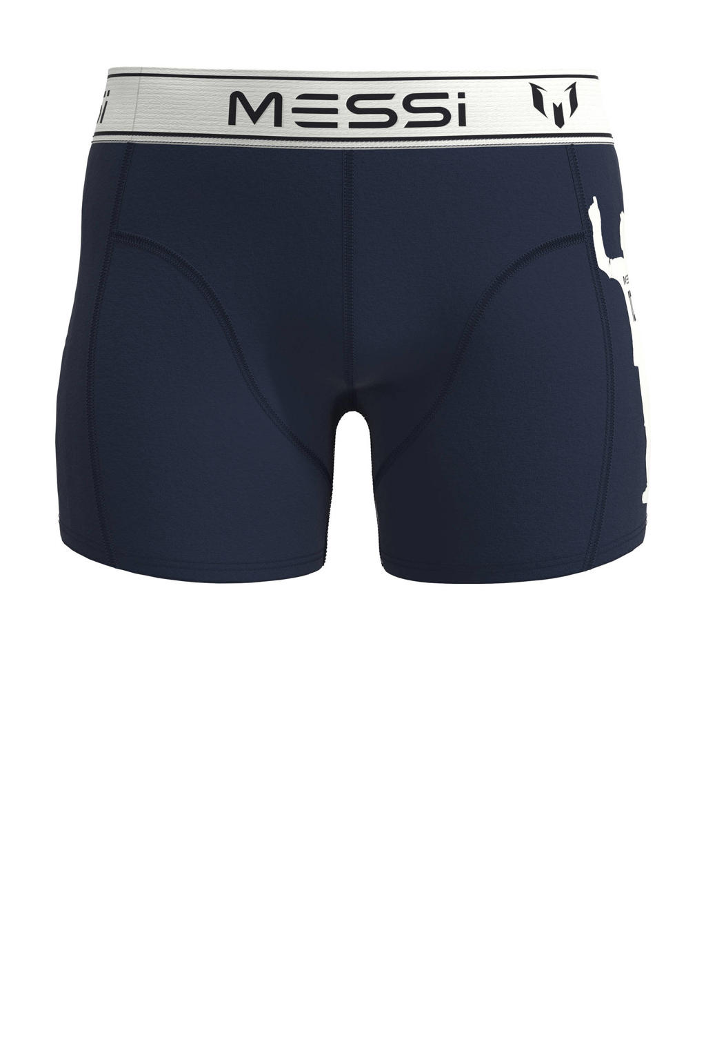 Vingino x Messi boxershort - set van 2 donkerblauw/grijs | wehkamp