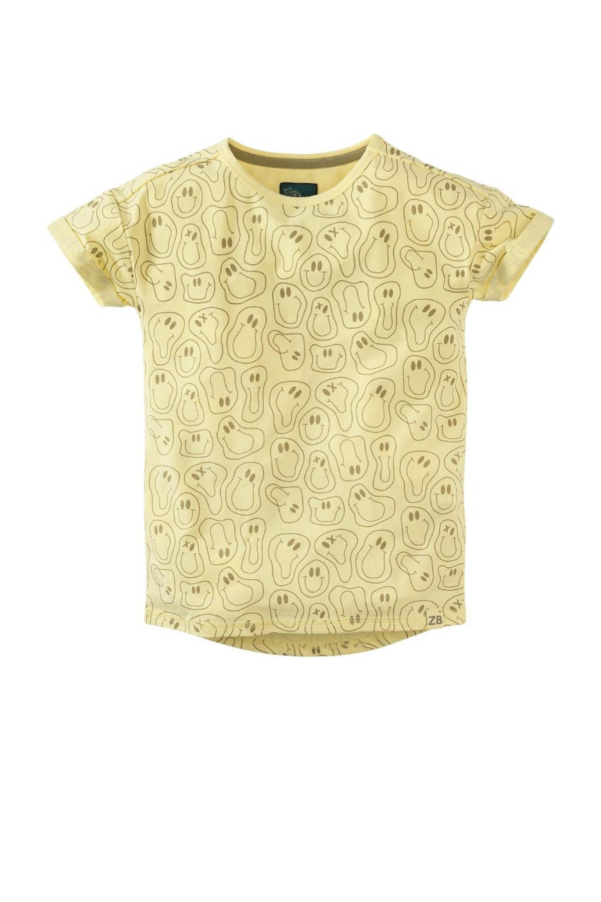 Z8 T-shirt Djaro met all over print geel | wehkamp