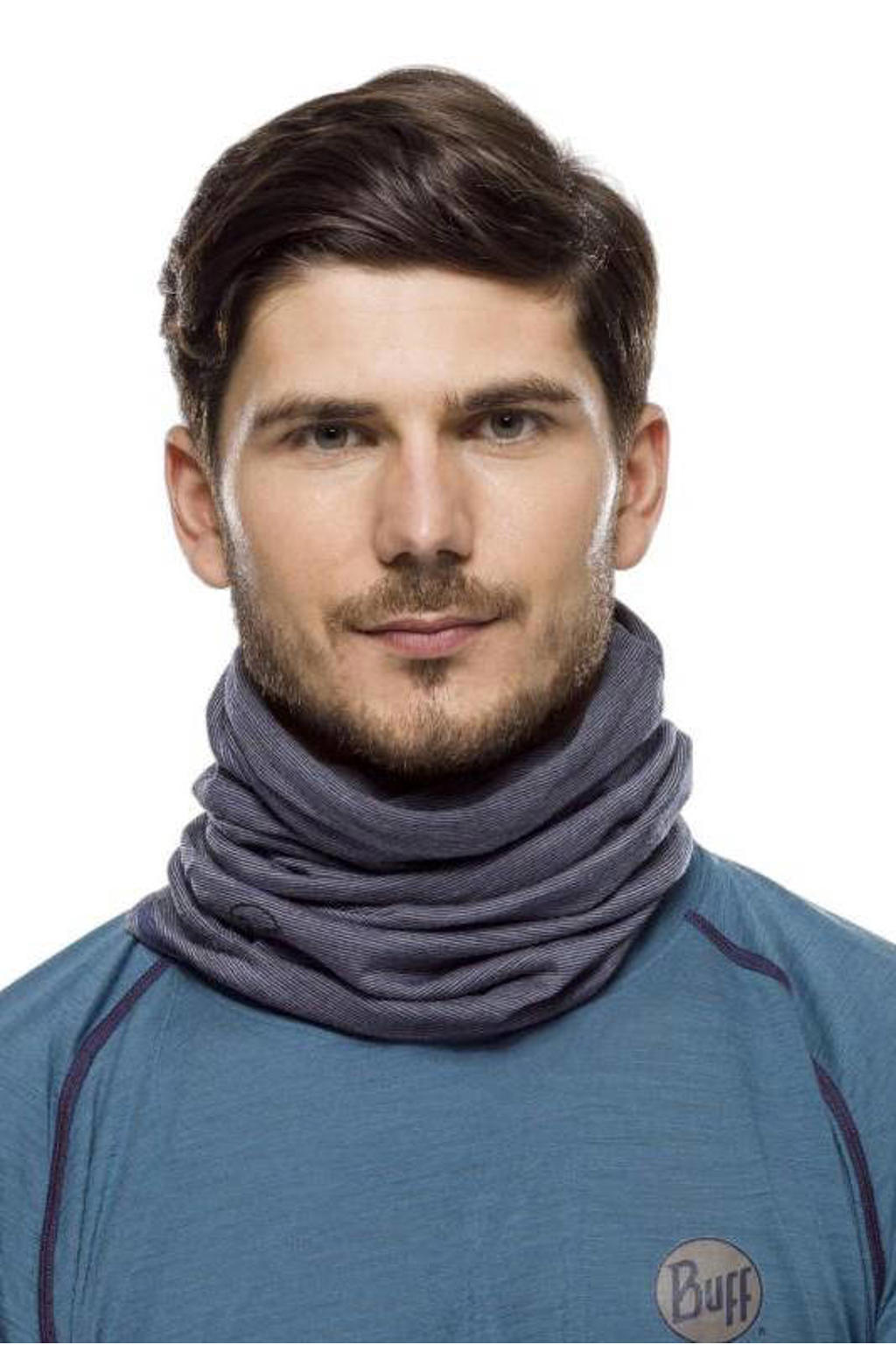 Buff multi sjaal lichtblauw | wehkamp