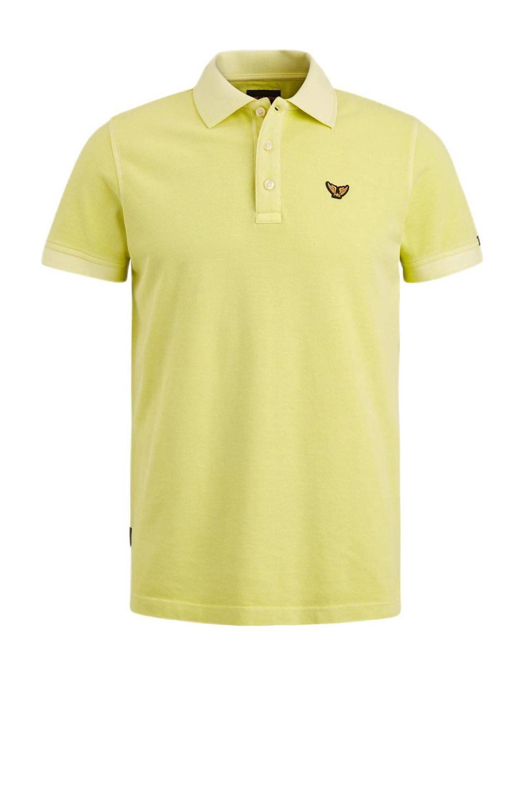 PME Legend regular fit polo geel | wehkamp