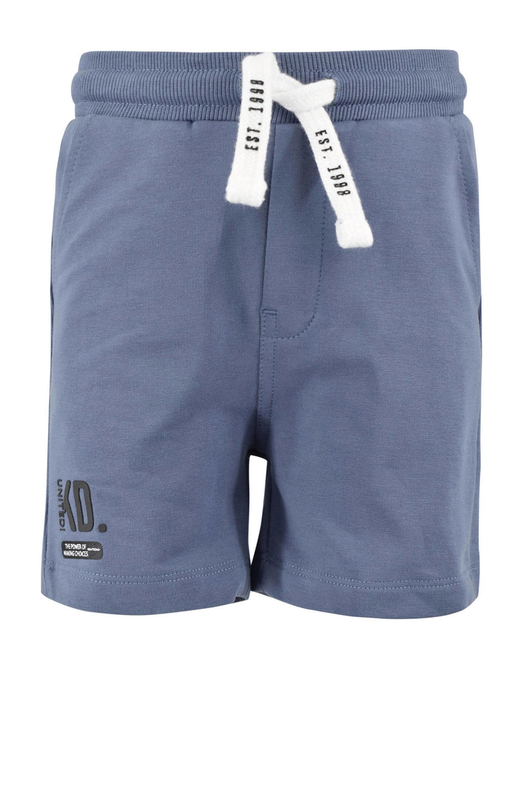 Born by Kiddo United regular fit short Nero blauw | wehkamp