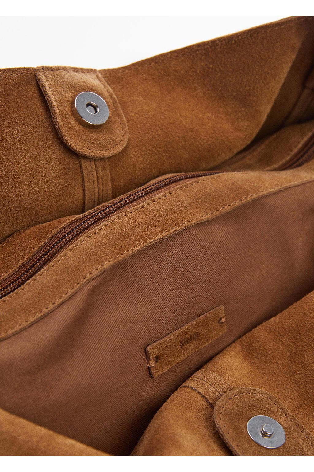 Mango suède shopper cognac kopen? | Morgen in huis | wehkamp