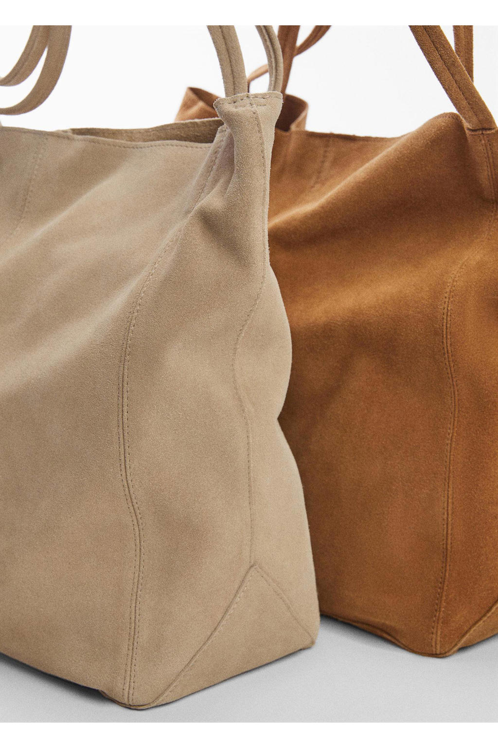 Mango suède shopper cognac kopen? | Morgen in huis | wehkamp