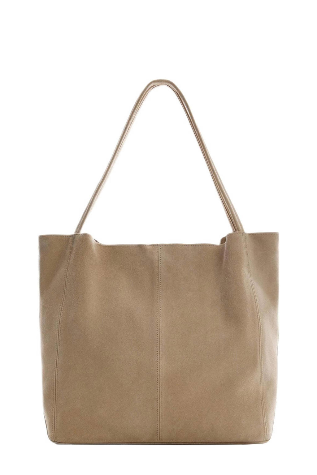 Mango suède shopper beige kopen? | Morgen in huis | wehkamp