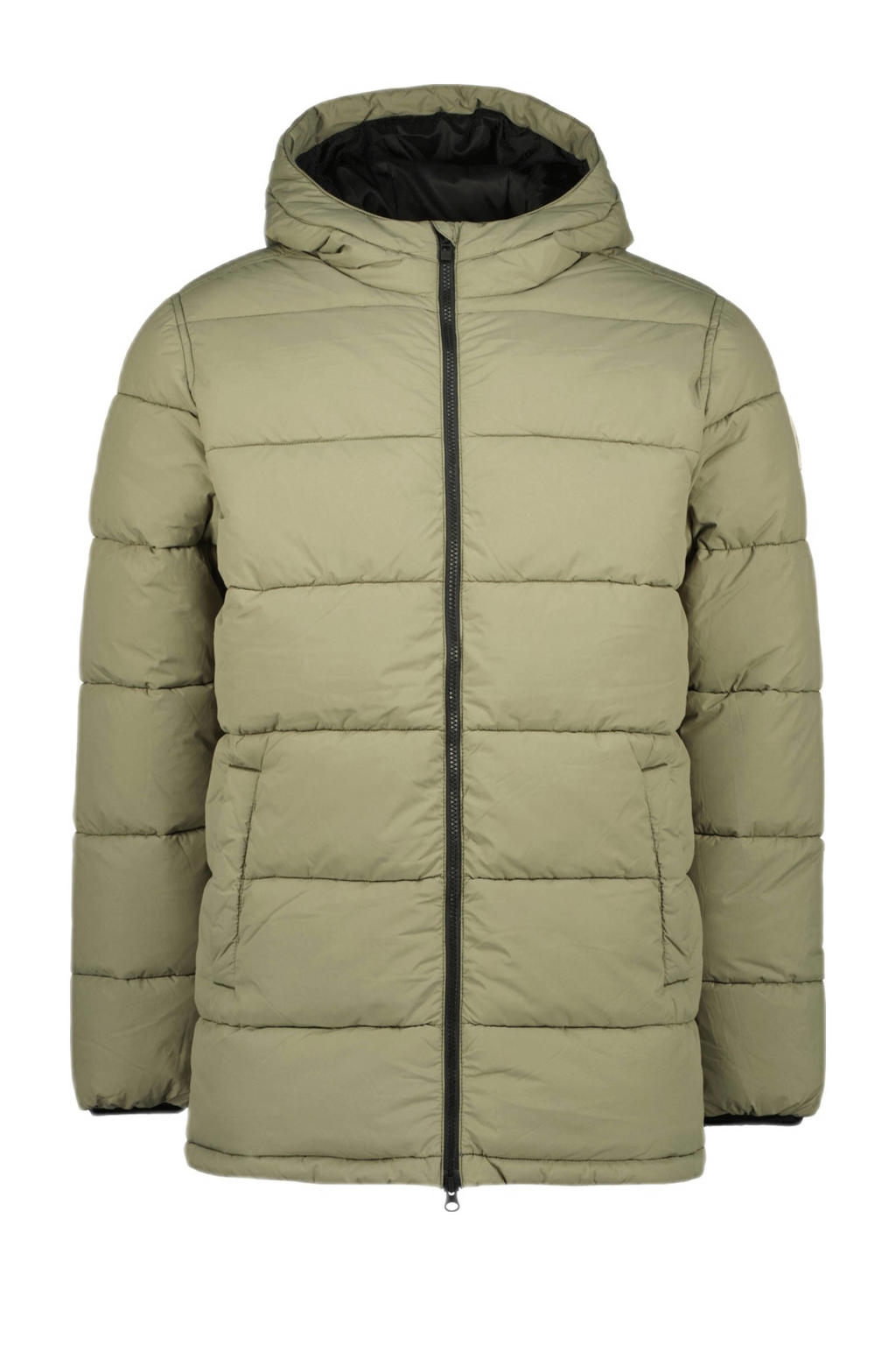 Raizzed winterjas Trestan twill green | wehkamp