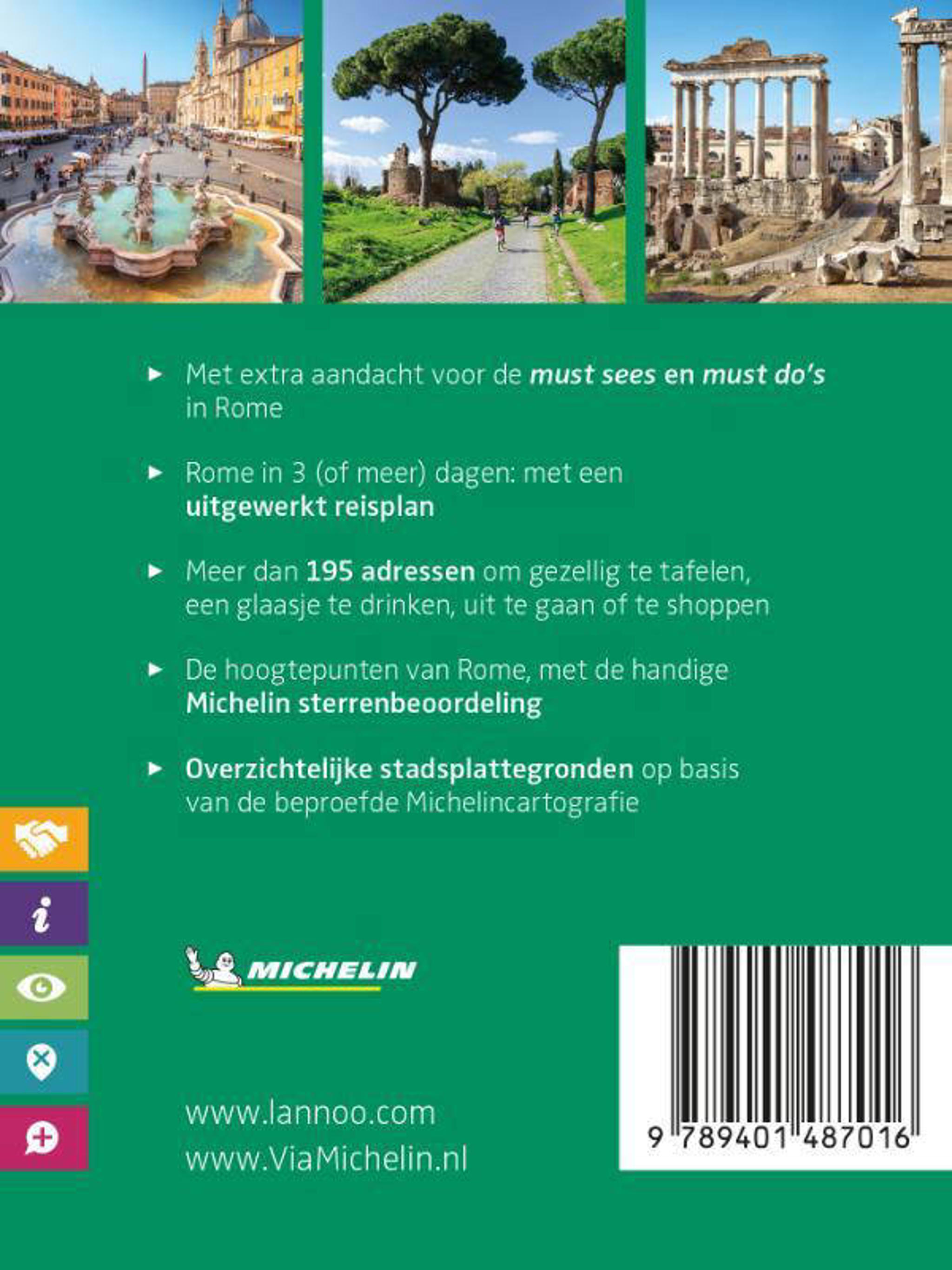 Michelin Editions De Groene Reisgids Weekend - Rome | wehkamp