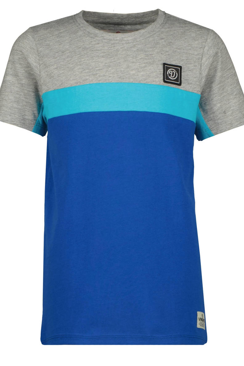 Vingino T-shirt HETTIN hardblauw/lichtblauw/grijs melange | wehkamp