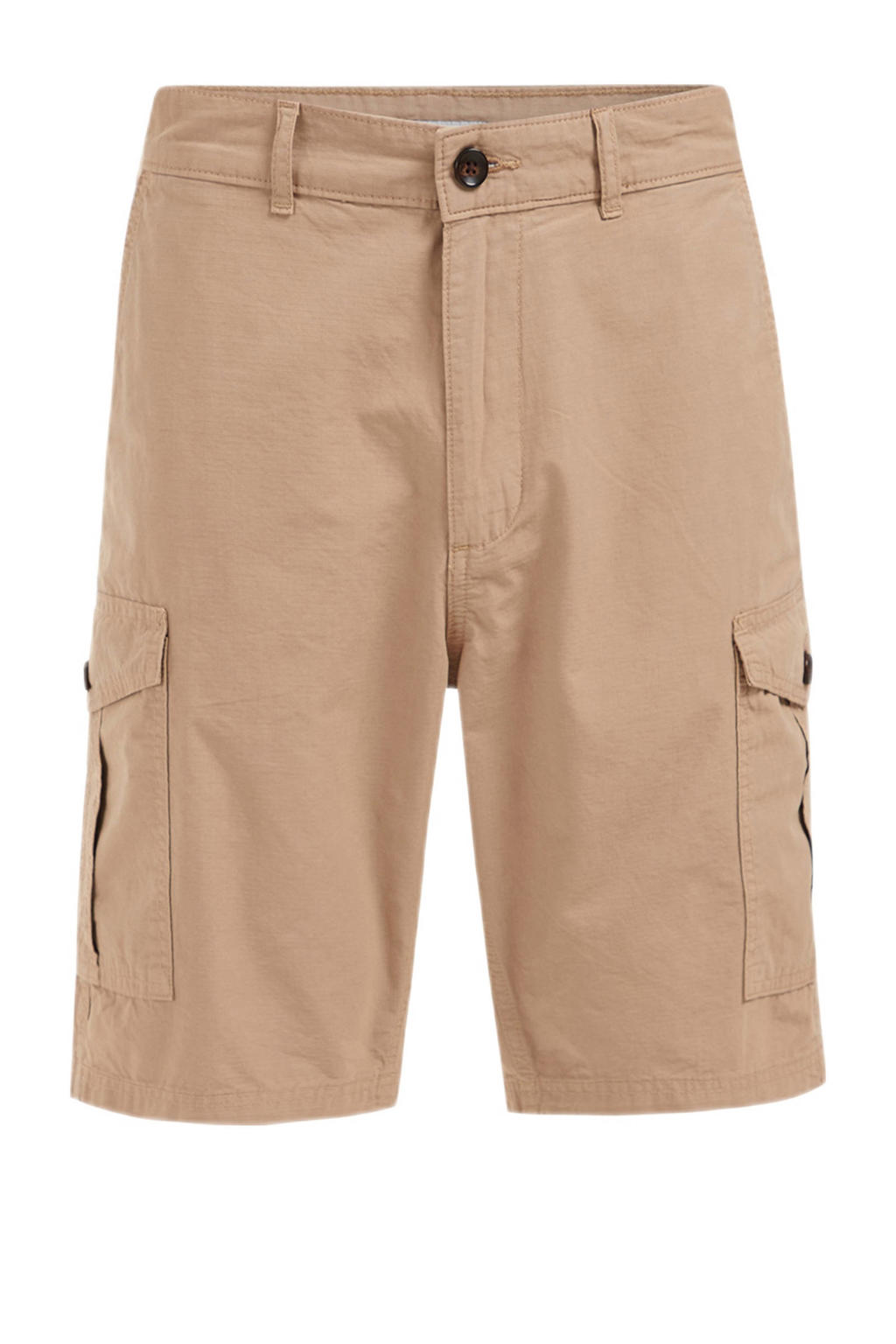 WE Fashion regular fit cargo short faded teak | wehkamp