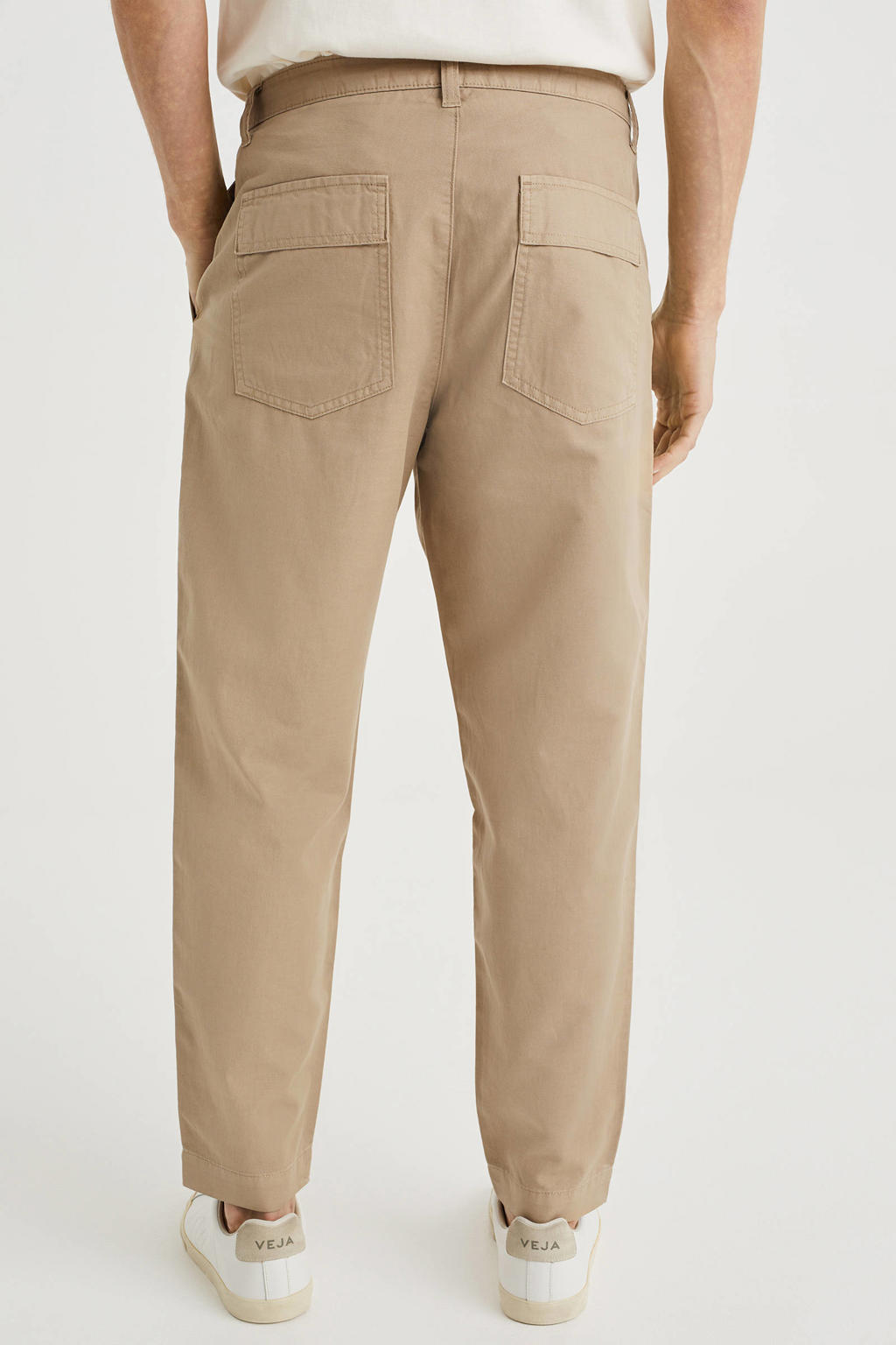 WE Fashion loose fit chino faded teak | wehkamp