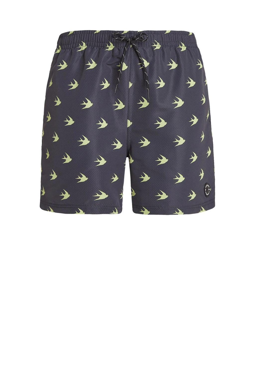 Protest zwemshort PRTBADDOW zwart/lichtgroen | wehkamp