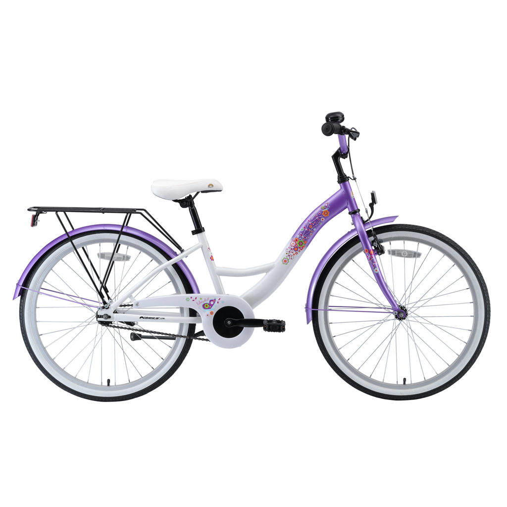 BikeStar Classic kinderfiets 24 inch lila | wehkamp