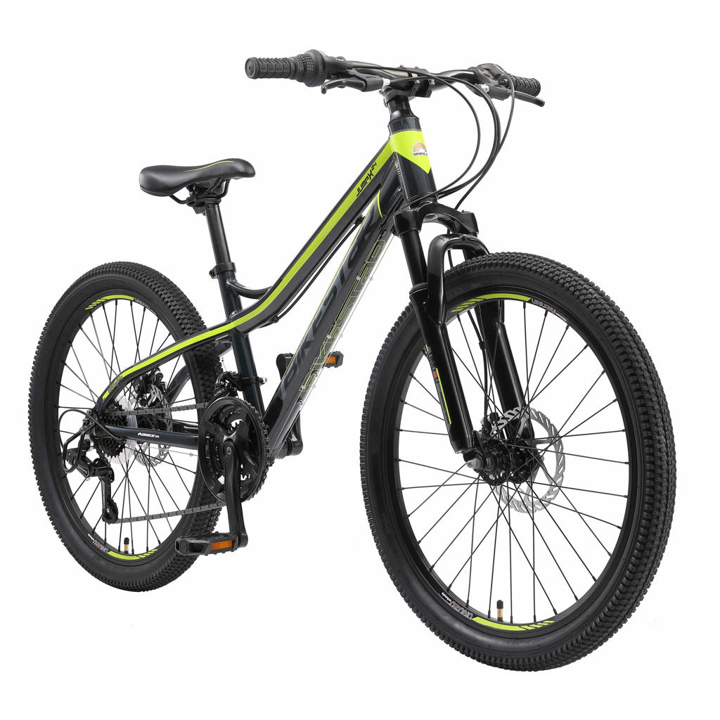 BikeStar MTB kinderfiets 24 inch zwart | wehkamp