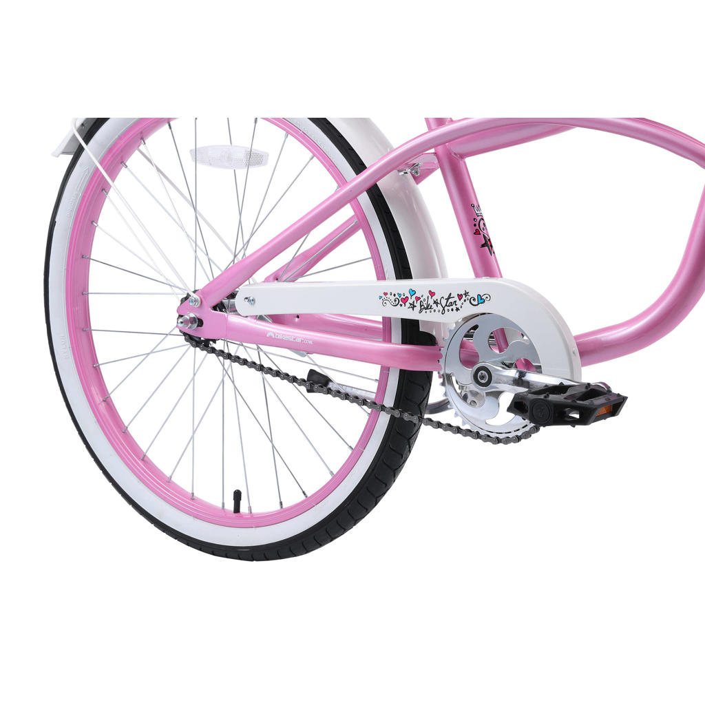 BikeStar Classic kinderfiets 24 inch roze | wehkamp