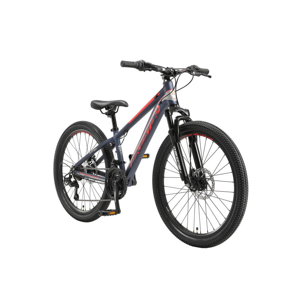 BikeStar MTB Sport kinderfiets 24 inch blauw | wehkamp