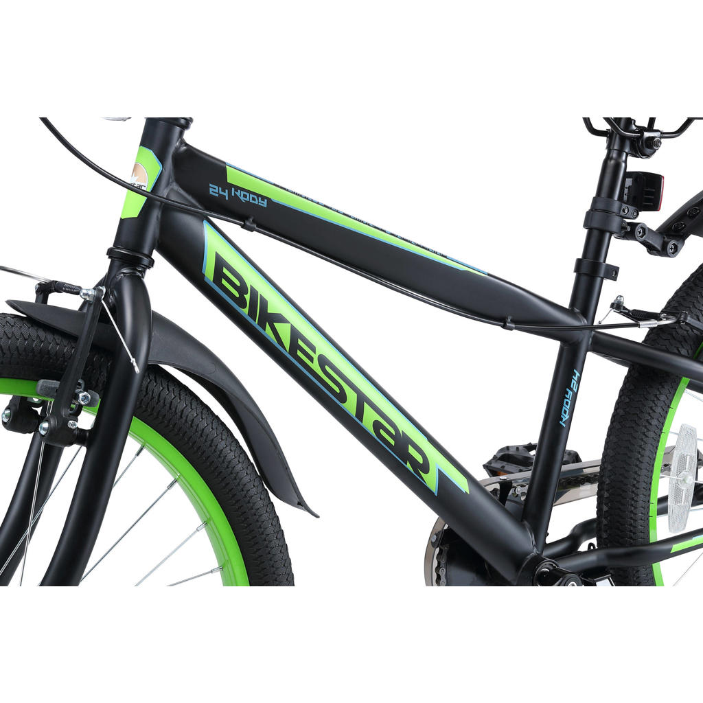 BikeStar Urban Jungle kinderfiets 24 inch zwart | wehkamp