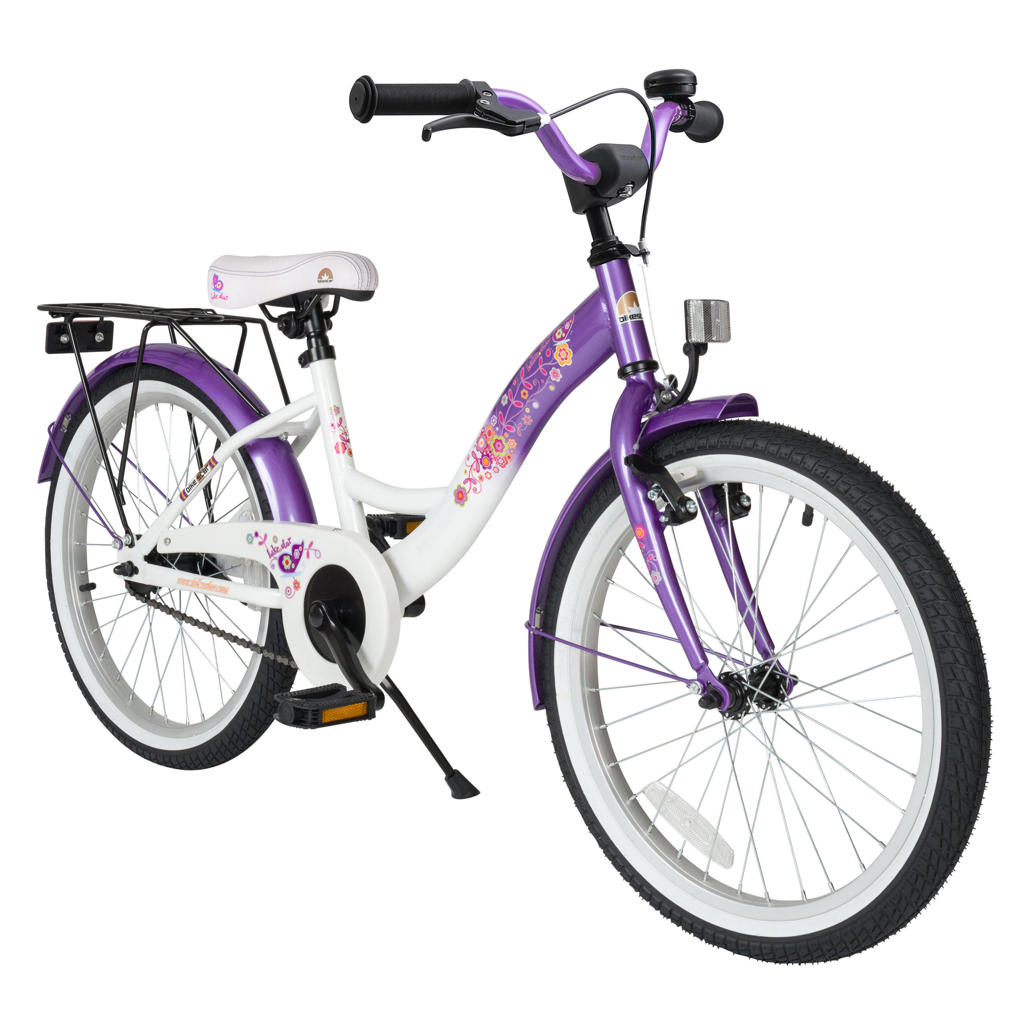 BikeStar Classic kinderfiets 20 inch lila | wehkamp