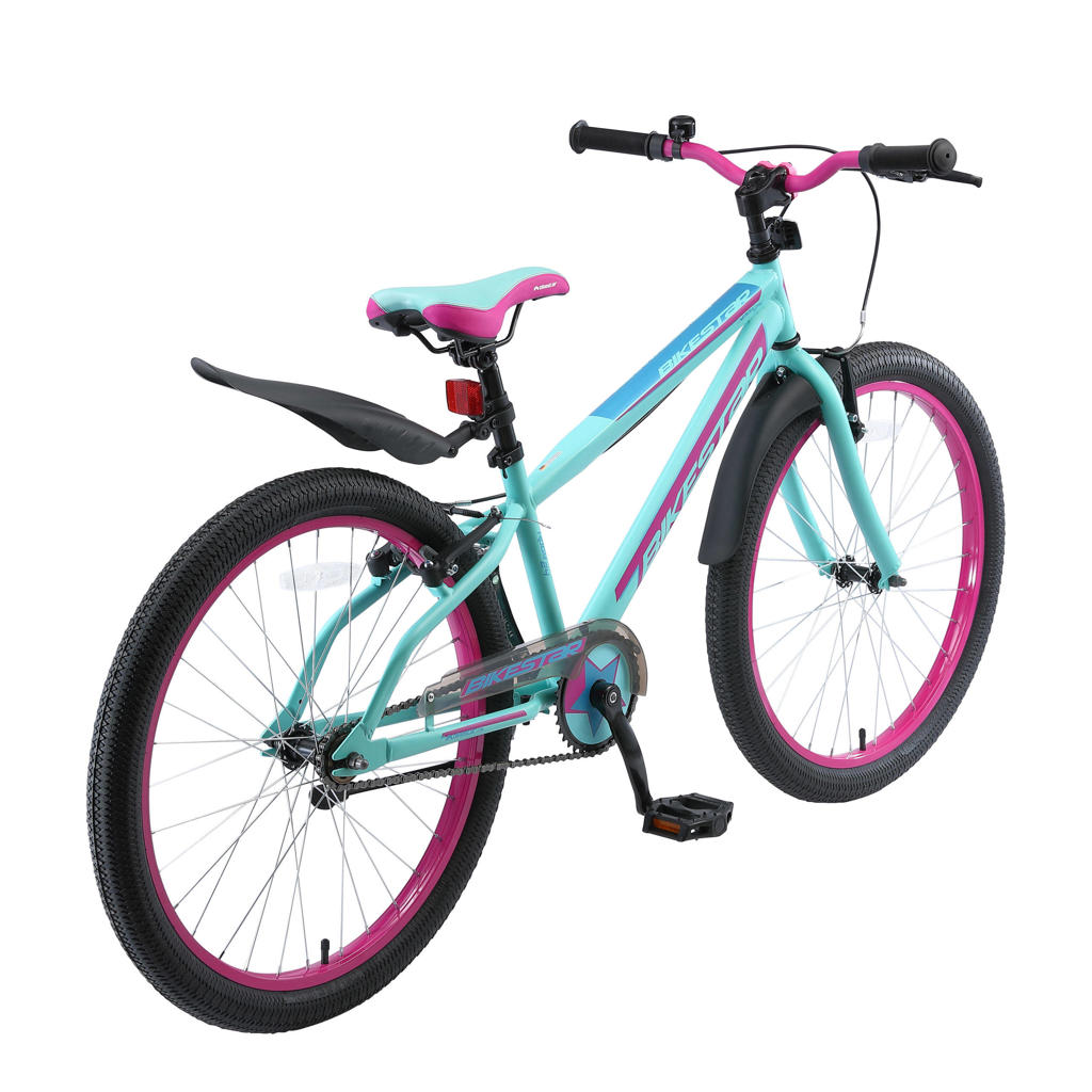 BikeStar Urban Jungle kinderfiets 24 inch turquoise | wehkamp