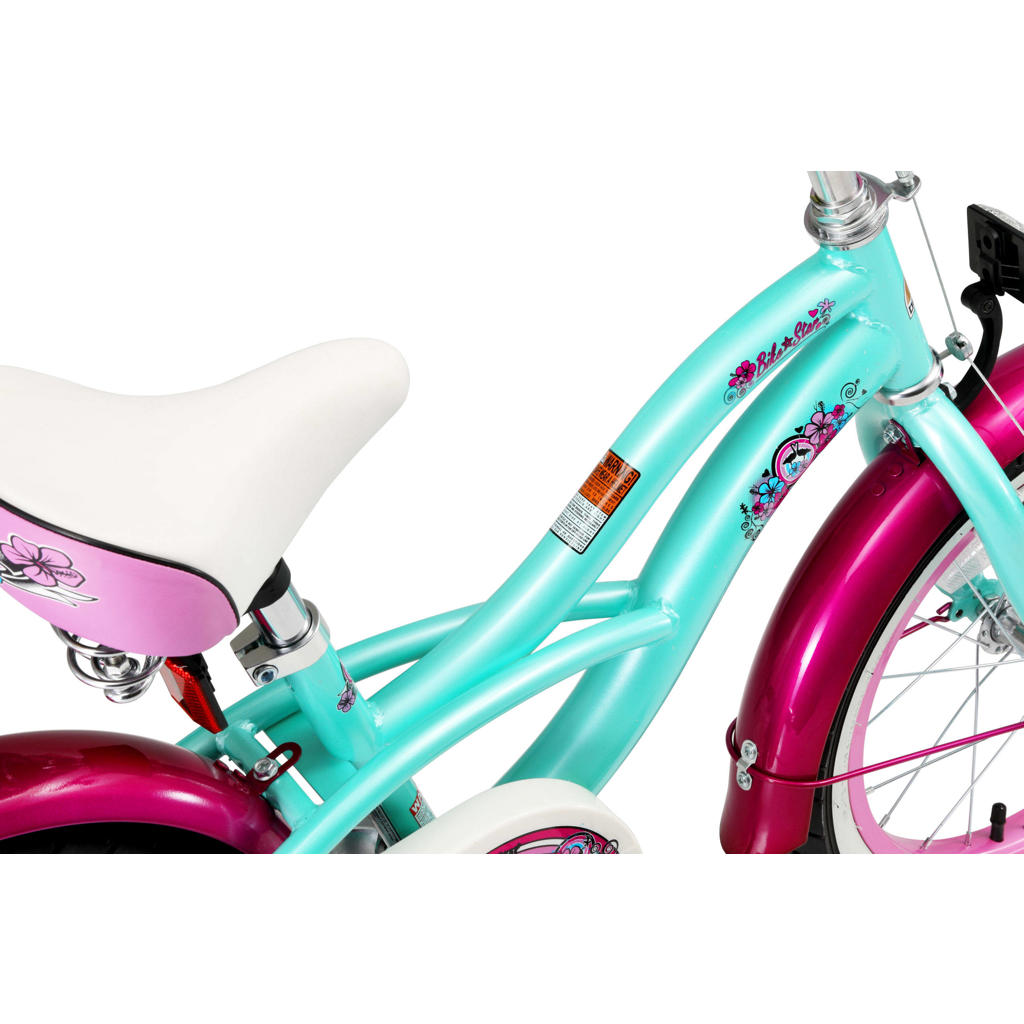 BikeStar Cruiser kinderfiets 16 inch mint | wehkamp