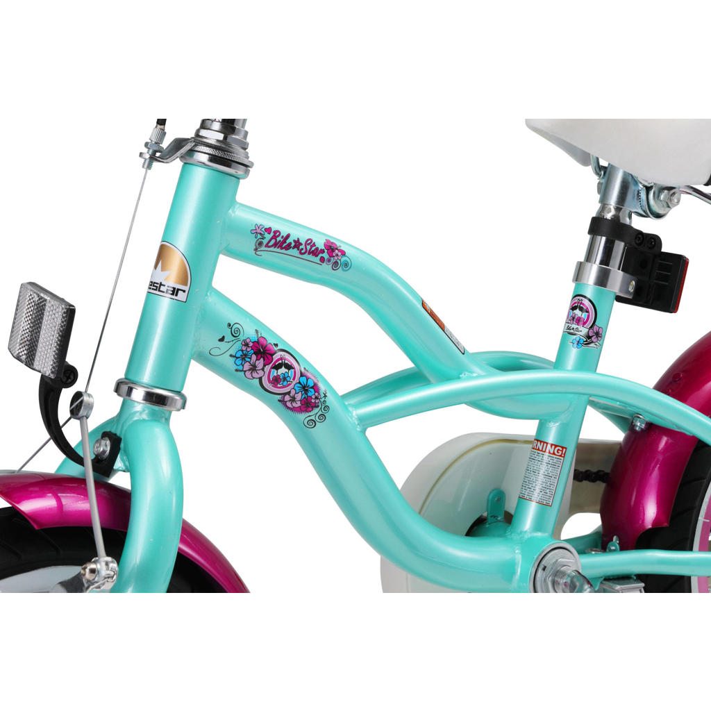 BikeStar Cruiser kinderfiets 12 inch mint | wehkamp