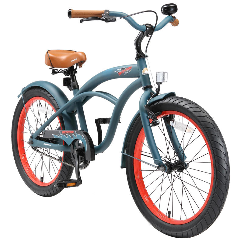 BikeStar Cruiser kinderfiets 20 inch blauw | wehkamp