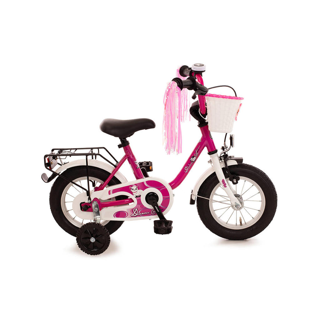 Bachtenkirch Dream Cat kinderfiets 12 inch paars | wehkamp