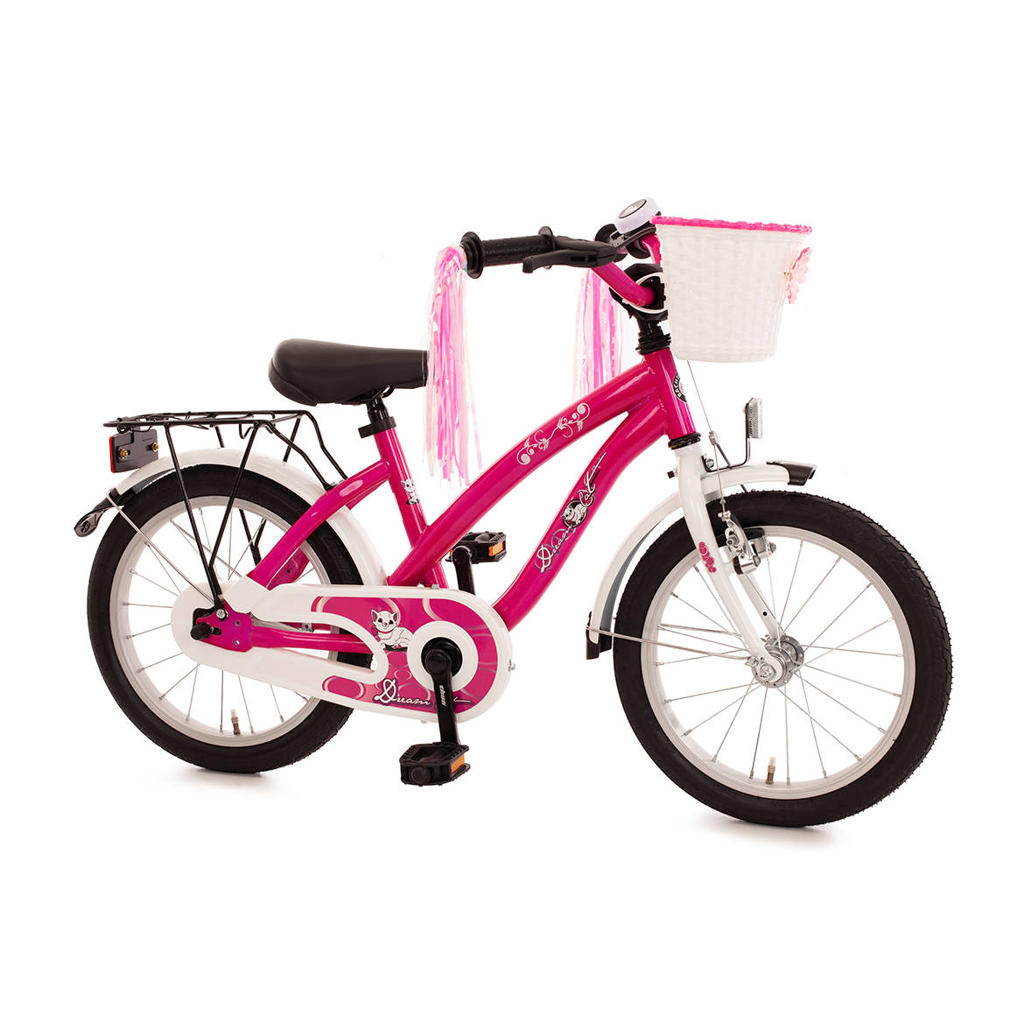 Bachtenkirch Dream Cat kinderfiets 16 inch paars | wehkamp