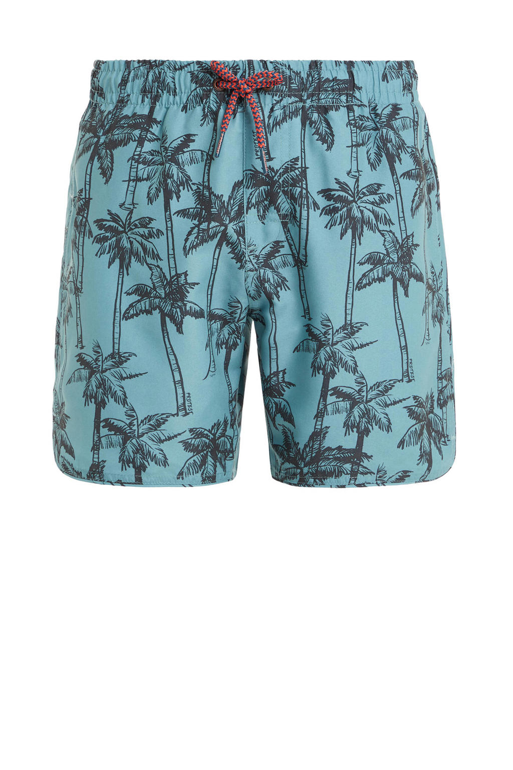 Protest zwemshort PRTFAAS JR met print blauw | wehkamp