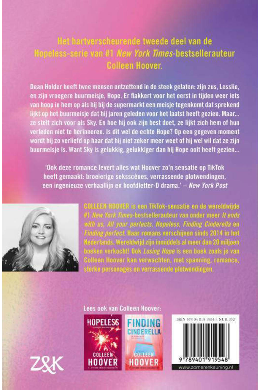 Colleen Hoover Hopeless: Losing Hope | wehkamp