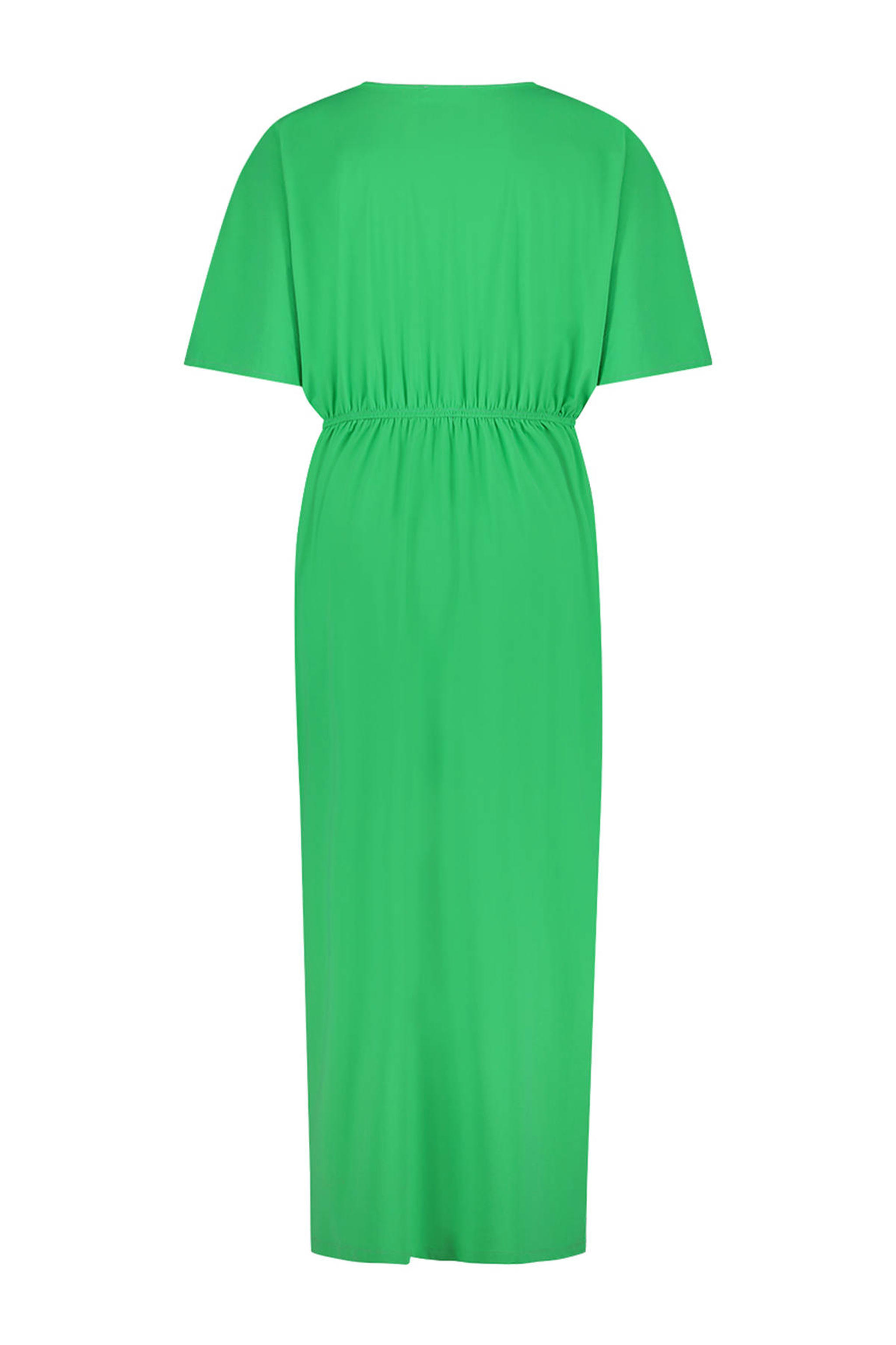 Jane Lushka jurk Susan van travelstof groen | wehkamp