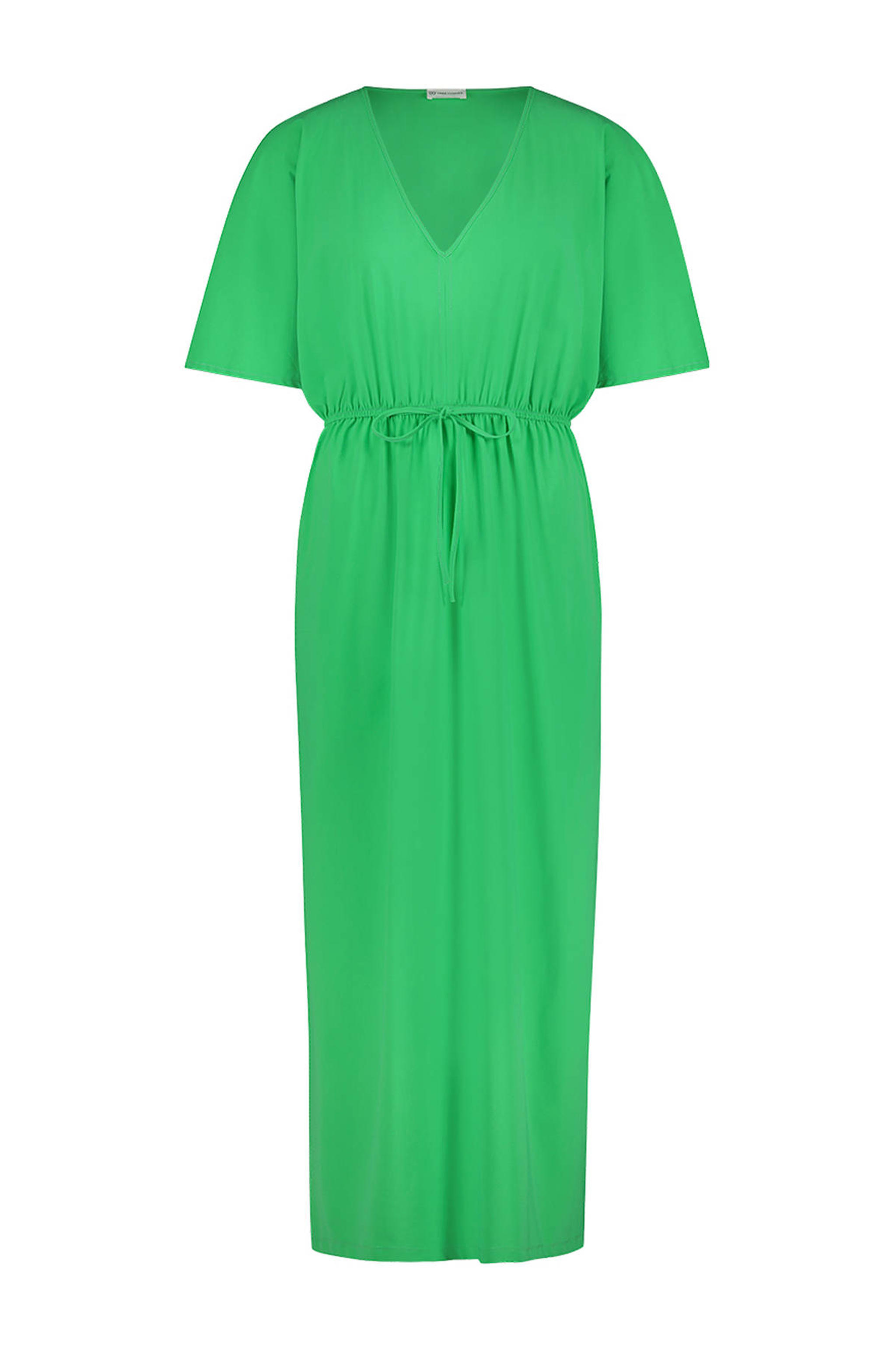 Jane Lushka jurk Susan van travelstof groen | wehkamp