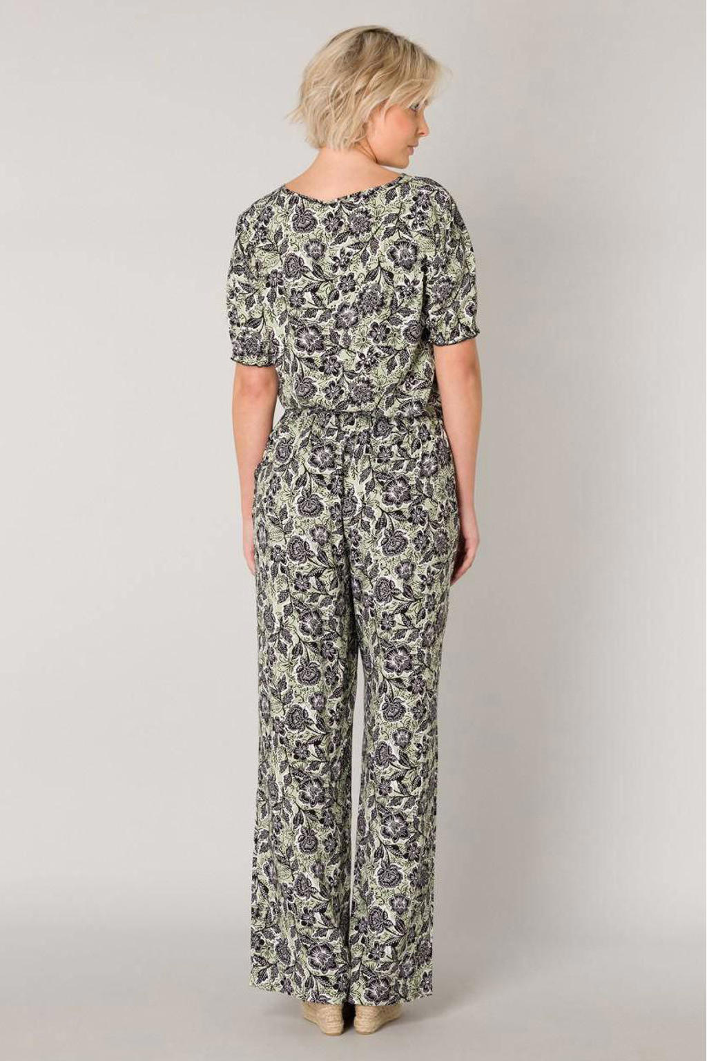 Yest top met all over print groen/zwart/wit | wehkamp