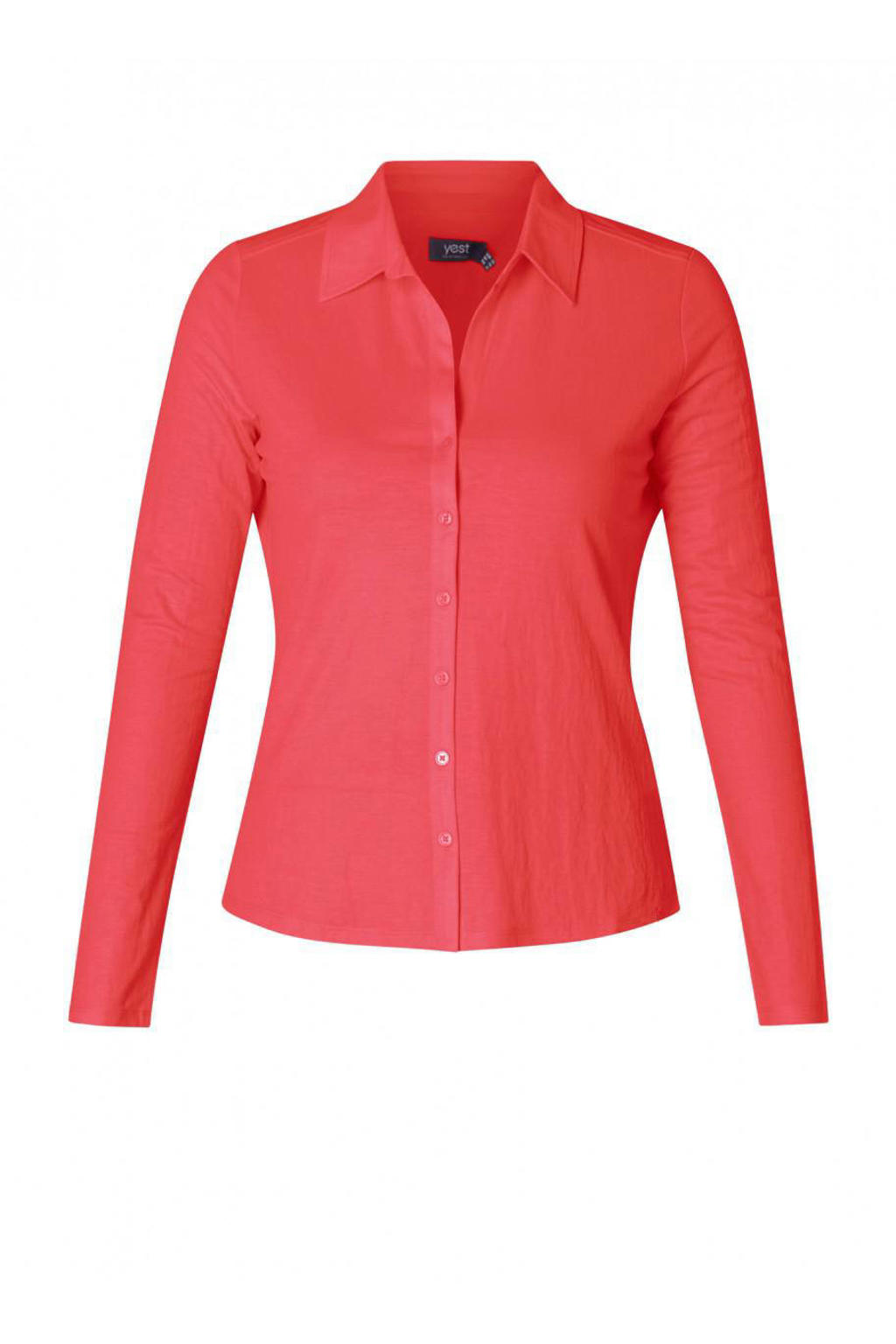 Yest jersey blouse koraalrood | wehkamp